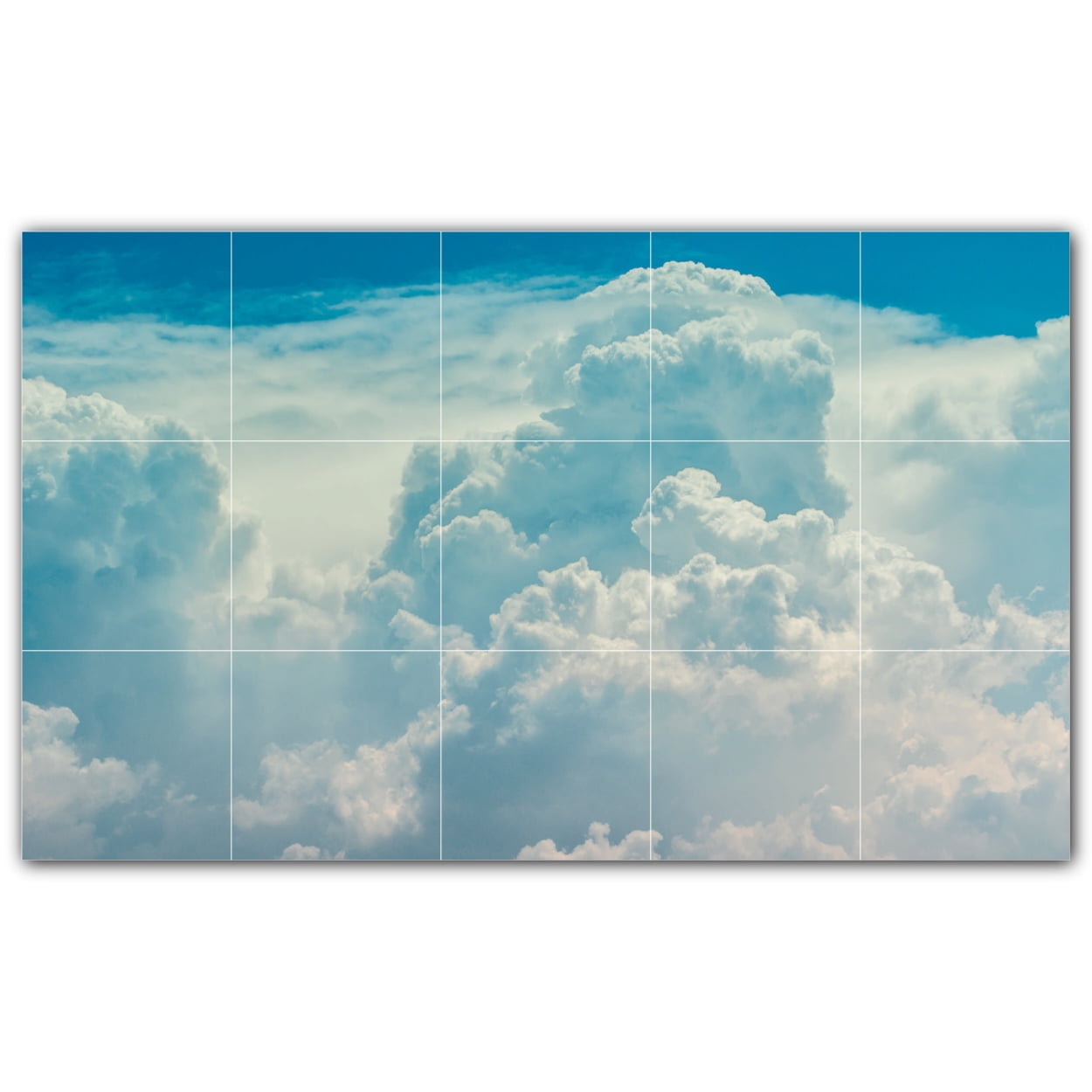 Picture-Tiles.com: Clouds Ceramic Tile Wall Mural WAL500383-53M. 30"W x ...