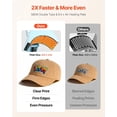 2-in-1 Hat Heat Press Machine, with 2 Platens & Caps Stretcher, Temp ...