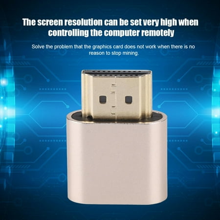 POCREATION Emulator Display, Spoof Fake Load Virtual Display, HD Remote ...