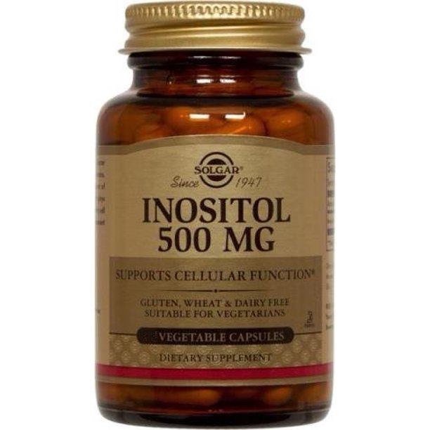 Solgar Inositol 500 mg - 100 Vegetable Capsules - Walmart.com
