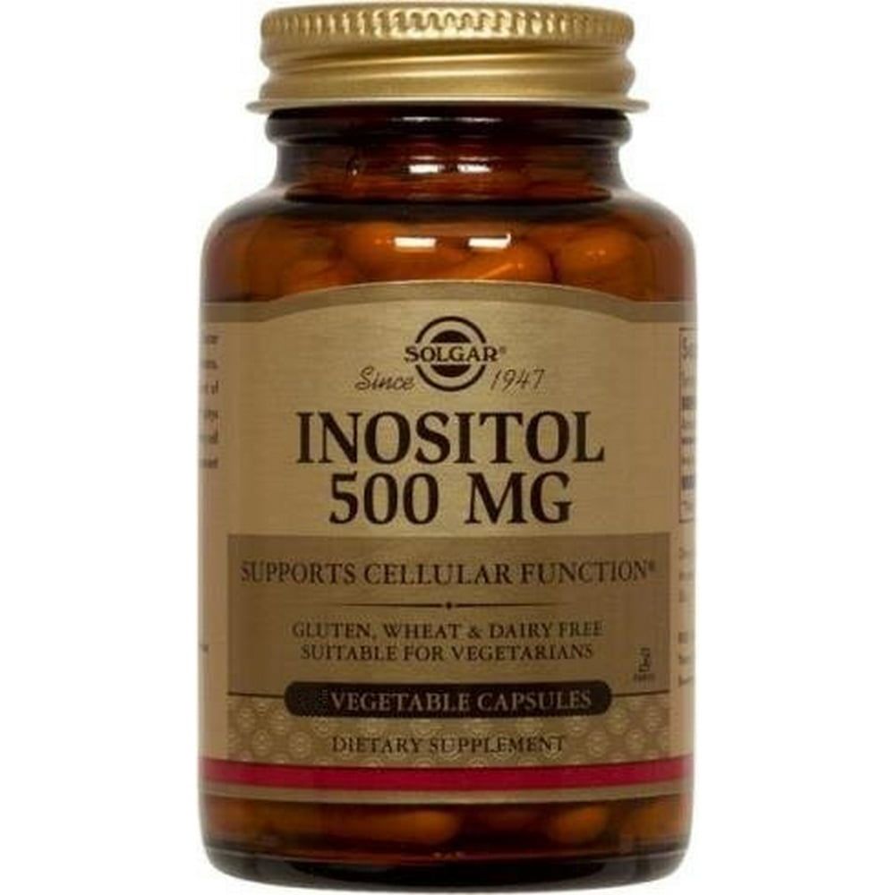 Solgar Inositol 500 mg - 100 Vegetable Capsules - Walmart.com - Walmart.com