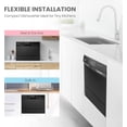 COMFEE' Energy Star Countertop Dishwasher, 6 Place Settings & 8 ...