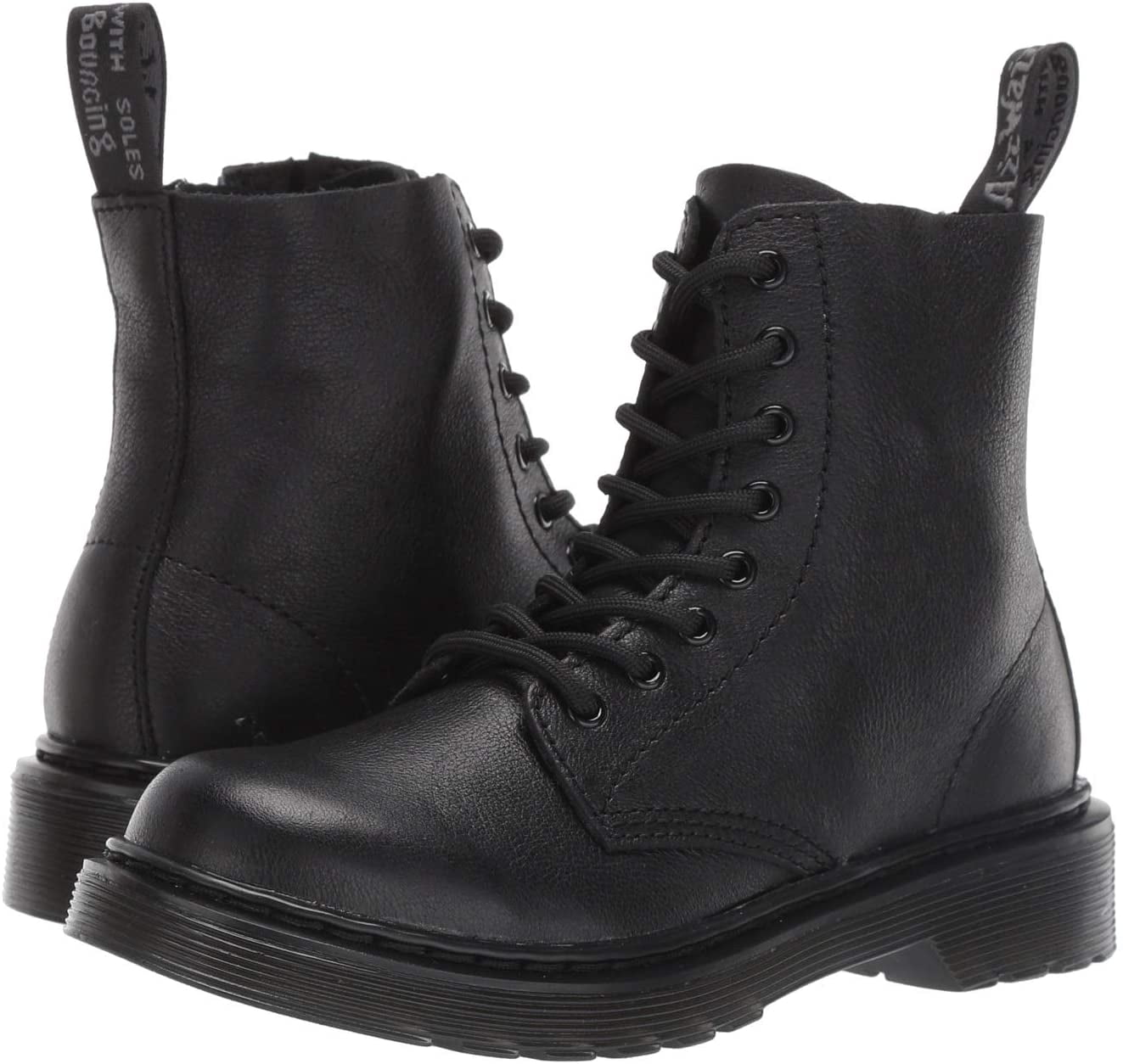Dr. Martens Kid's Collection 1460 Pascal Mono Boot (Little Kid/Big Kid ...