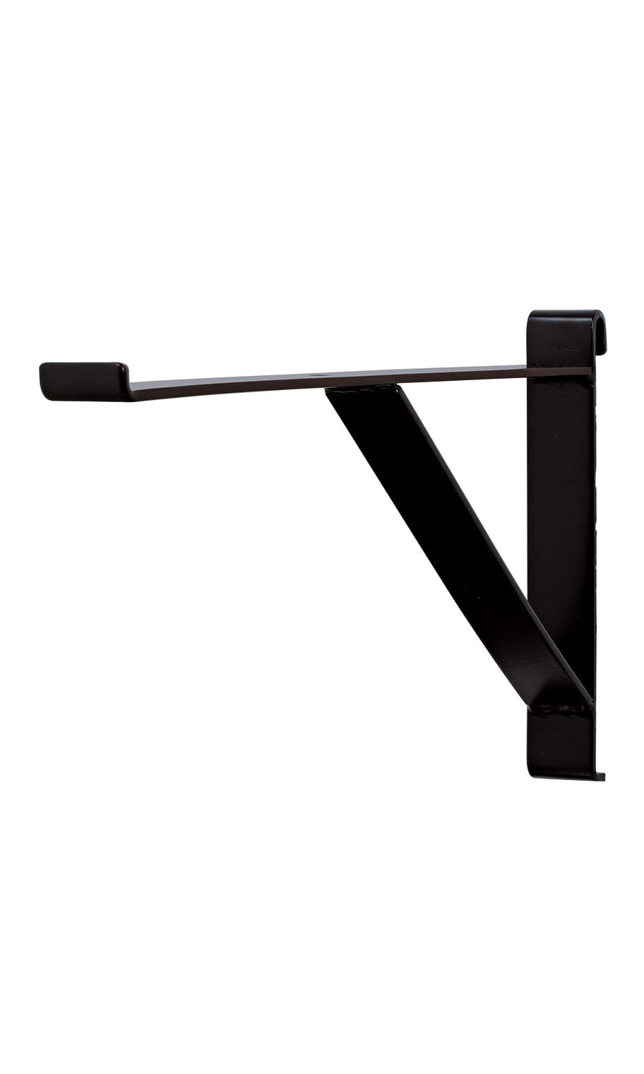 12 inch Black Contemporary Shelf Bracket for Wire Grid - Set of 3 ...