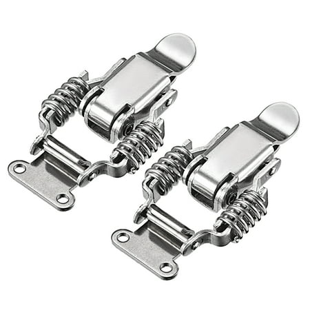 2pcs 201 Stainless Steel Spring Loaded Toggle Latch Catch Clamp 68mm ...