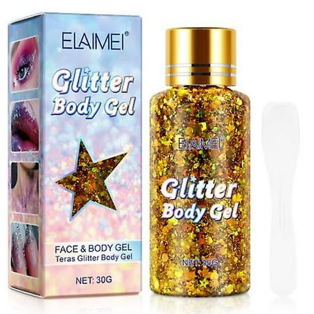 Body Glitter Gel, Mermaid Sequins Body Glitter, Glitter Holographic ...