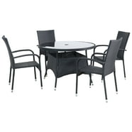 Venetian Bridgette 5-Piece Dining Set, Espresso - Walmart.com