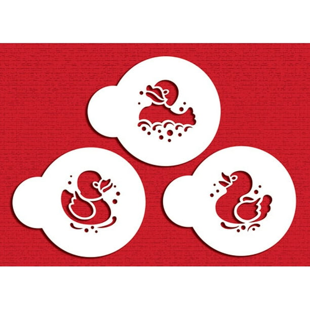 Designer Stencils C795 Mini Rubber Duck Stencil Set, Beige/semi ...