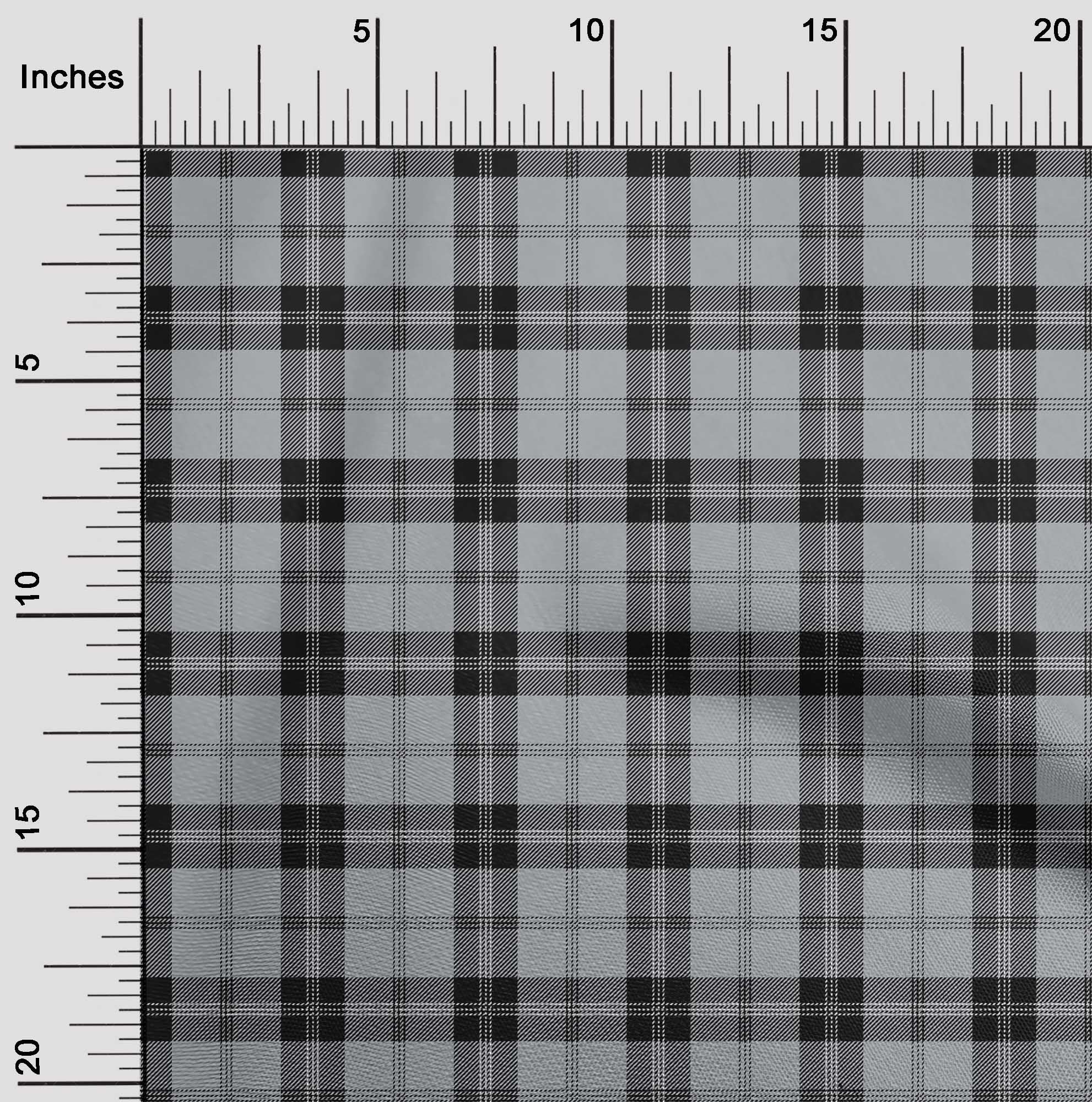 oneOone Cotton Poplin Fabric Tartan Check Print Fabric By Yard 42 Inch ...