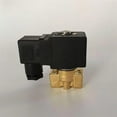 2 way Pneumatic G1/4" 12V 24VDC normal close PU solenoid valve Brass ...