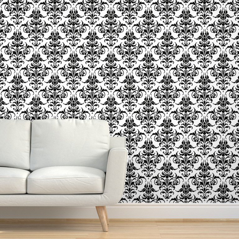 Fancy Black And White Wallpaper