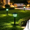 2pc Outdoor LED Lighting Solar Yard Lamp Small Lanterns Inserted Grass ...