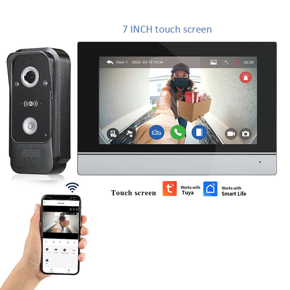 Aosu Doorbell Angle Mount AOSU Wireless, 5MP Ultra HD, No Monthly Fee ...