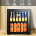 WANAI Beverage Refrigerator & Cooler, Stainless Steel Mini Fridge with ...