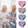 1. Breathable Cotton Adult Diaper Underwear Washable Leakproof Odor ...