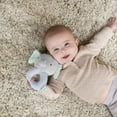 Ingenuity Premium Soft Plush Ring Rattle - Van the Elephant, Ages ...