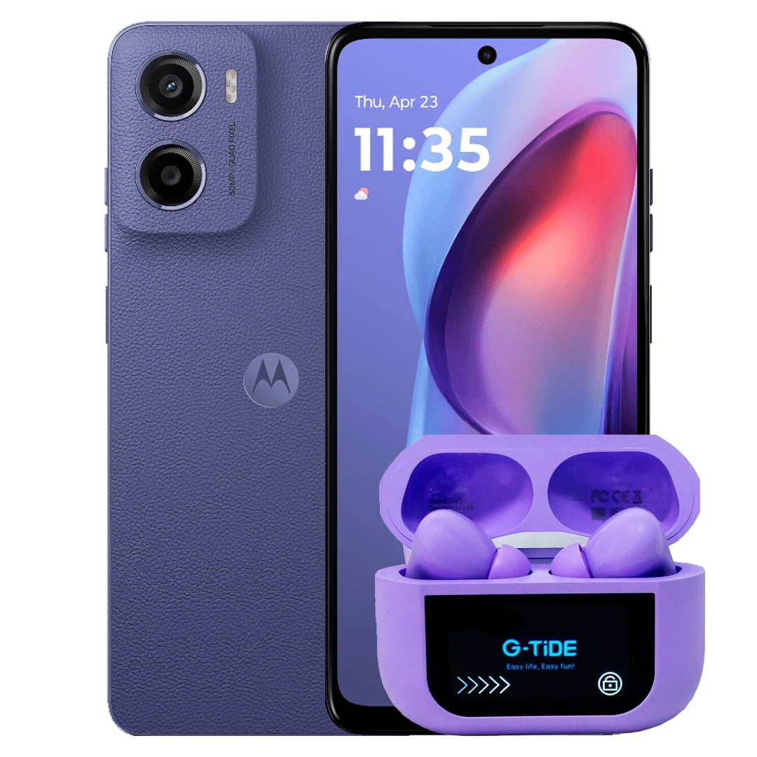 Smarphone Motorola Moto G05 64GB Morado 4GB RAM + Audífonos G-Tide ...
