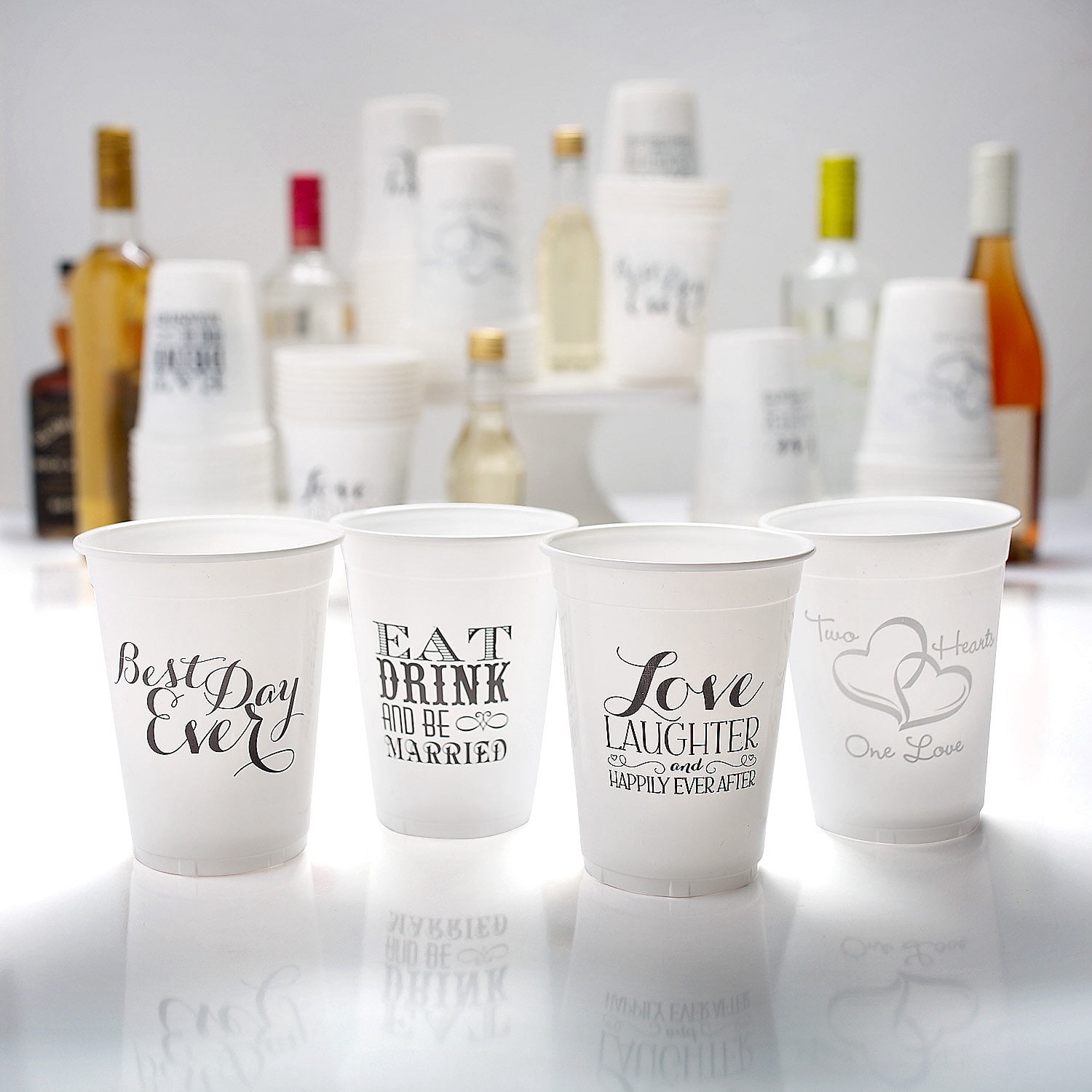 Custom plastic cups wedding 60 photos - Astyledwedding.com