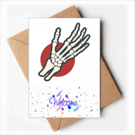 human illustration hand b joint Welcome Back Greeting Cards Envelopes ...