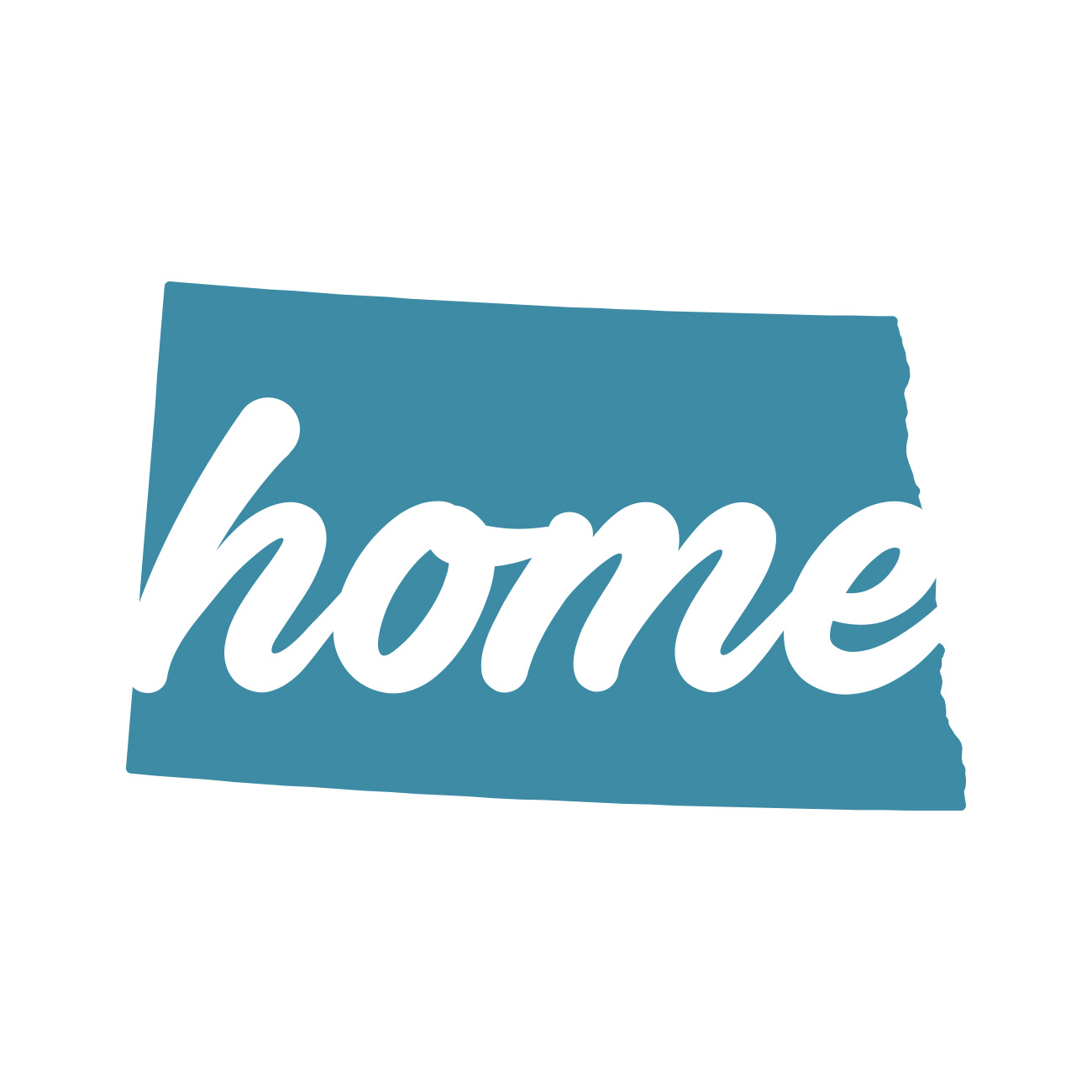North Dakota Home Sticker Decal Die Cut - Self Adhesive Vinyl - Weatherproof - Made in USA ...