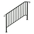 Zimtown Handrails for Outside Steps Handrails for Stairs Fits 1-5 Step ...