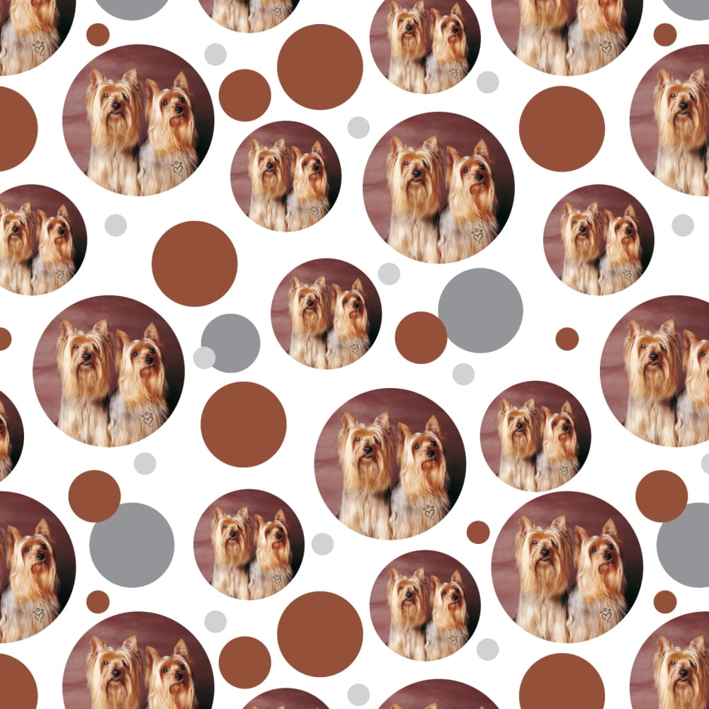 Yorkie Yorkshire Terrier Buddies Premium Gift Wrap Wrapping Paper Roll ...