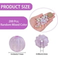 200Pcs Luminous Acrylic Beads Glitter Beads Glow in the Dark Pumpkin ...