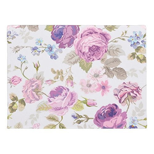 RYLABLUE Ailovyo Victorian Country Lavender Shabby Chic Roses Paris ...