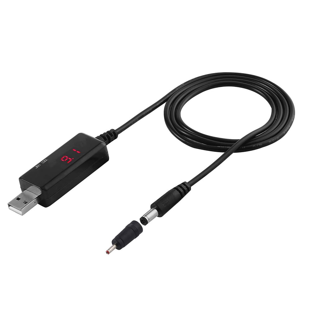 Convertidor USB Boost 3.5x1.35mm DC 5V a 9V 12V Step Up Voltage Cable ...