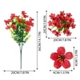 Artificial Silk Flowers for Outdoors, Greenery for Indoor Outside ...