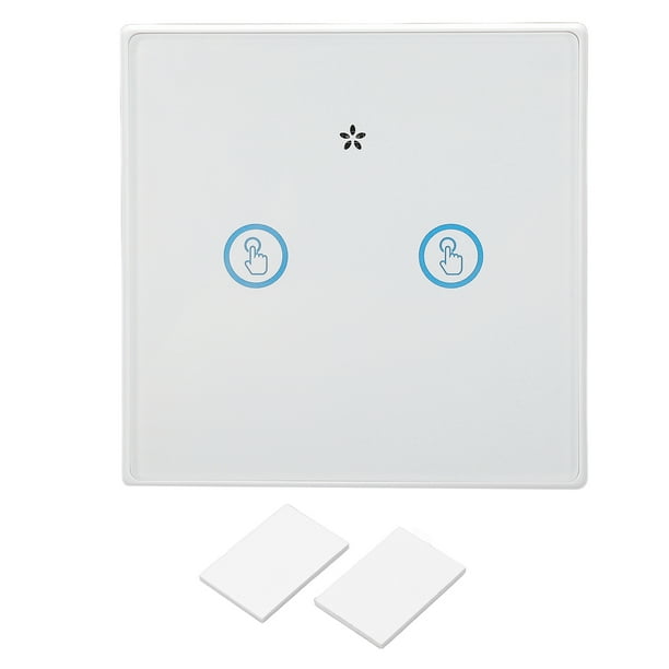 Smart Wireless Touch Panel Switch 433MHz Wiring Free Remote Control ...