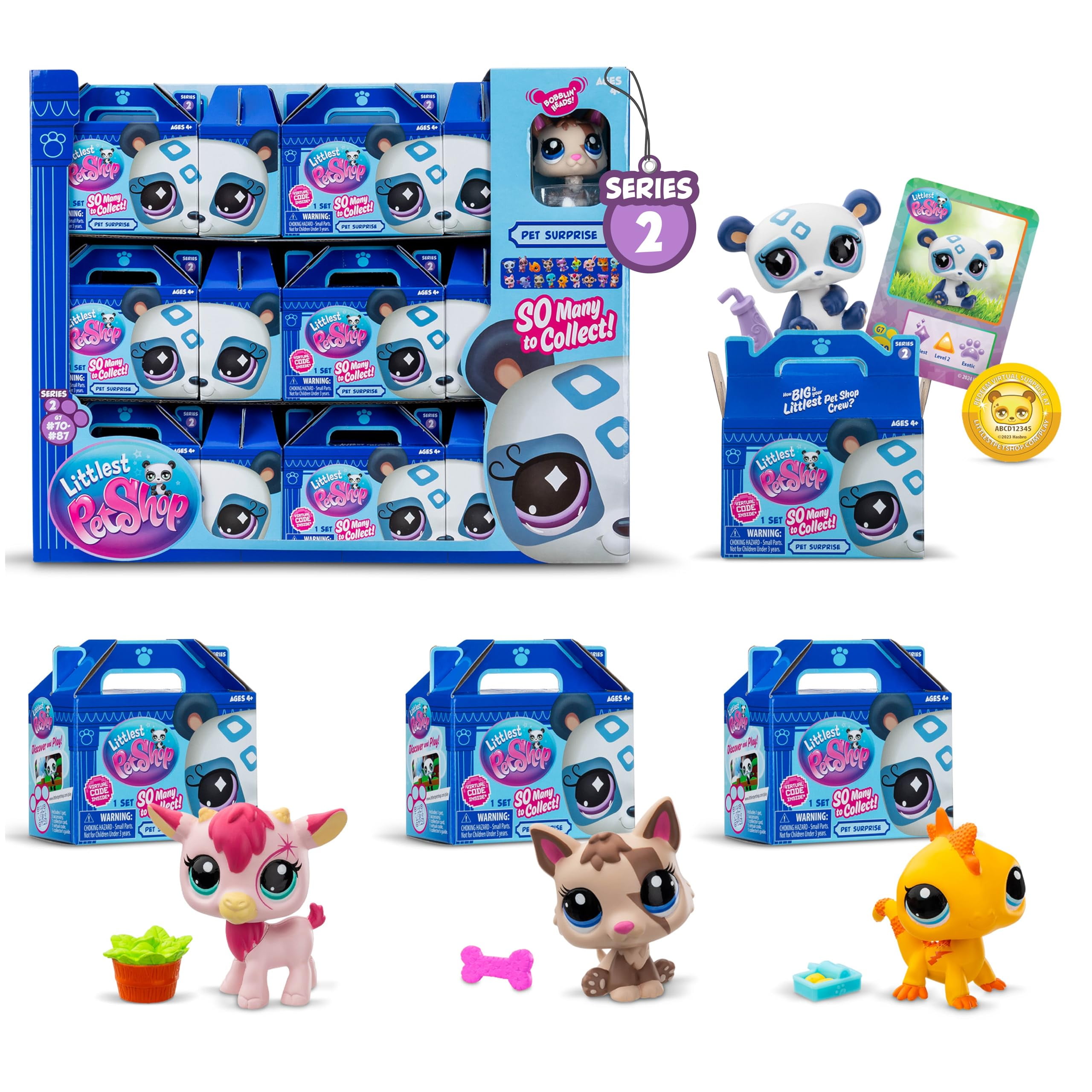 Expositor sorpresa para mascotas Toy Littlest Pet Shop con 18 mascotas ...