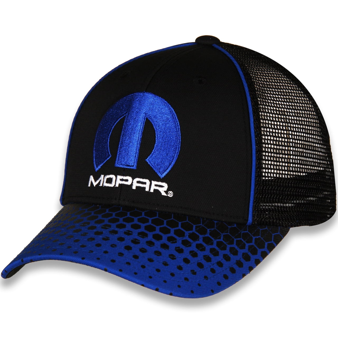 Mopar Men's Official Licensed Embroidered Logo Mesh Trucker Hat Cap ...