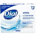 Dial Antibacterial Bar Soap, Refresh & Renew, White, 4 oz, 12 Bars ...