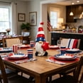 Bowayaoa Patriotic USA Flag Resin Figurine, Faceless Dwarf Statue Craft ...