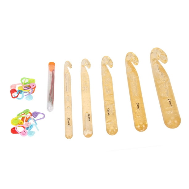 Gancho de crochet enorme, 5 piezas de gancho de crochet enorme Gancho ...