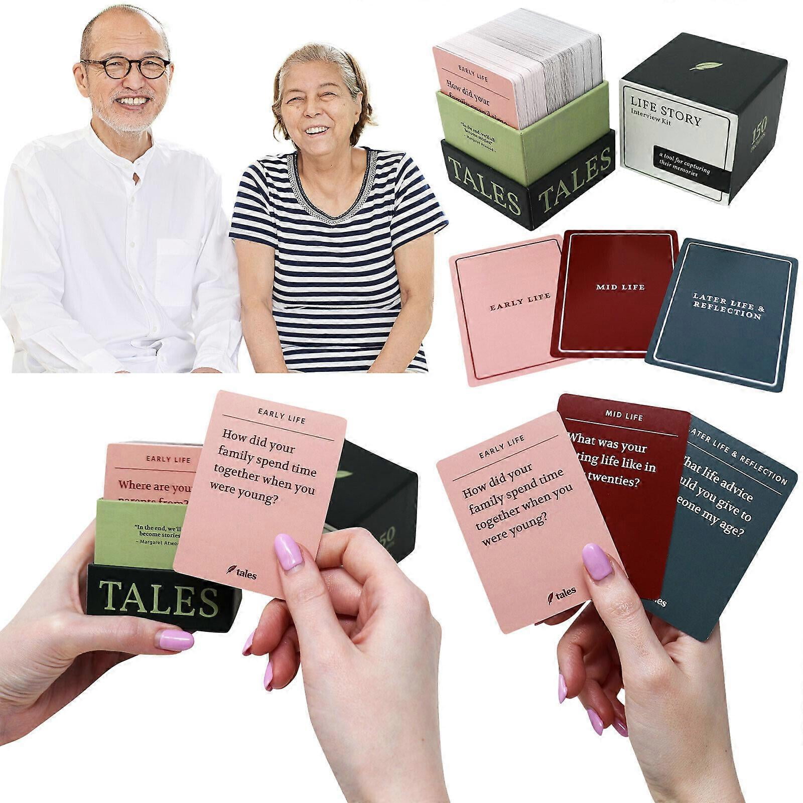 150 Life Story Interview Kit Cards, Tales Life Story Interview Kit, Get ...