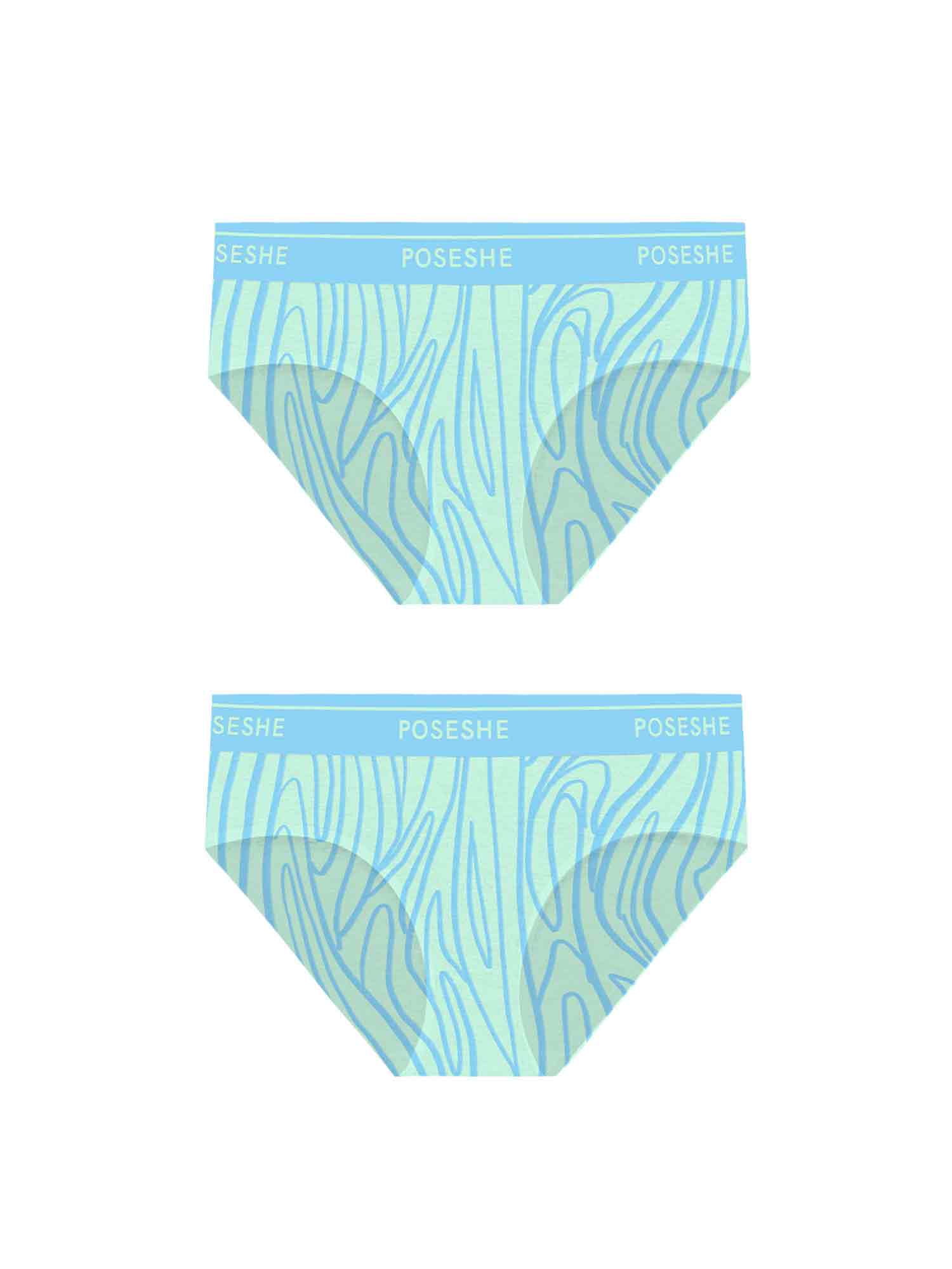 POSESHE Women's Hipster Underwear, Micro Modal Bikini-Cut Panties, S ...