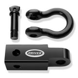 Driver Recovery Products 2 Inch Shackle Hitch Receiver with 5/8" Hitch ...