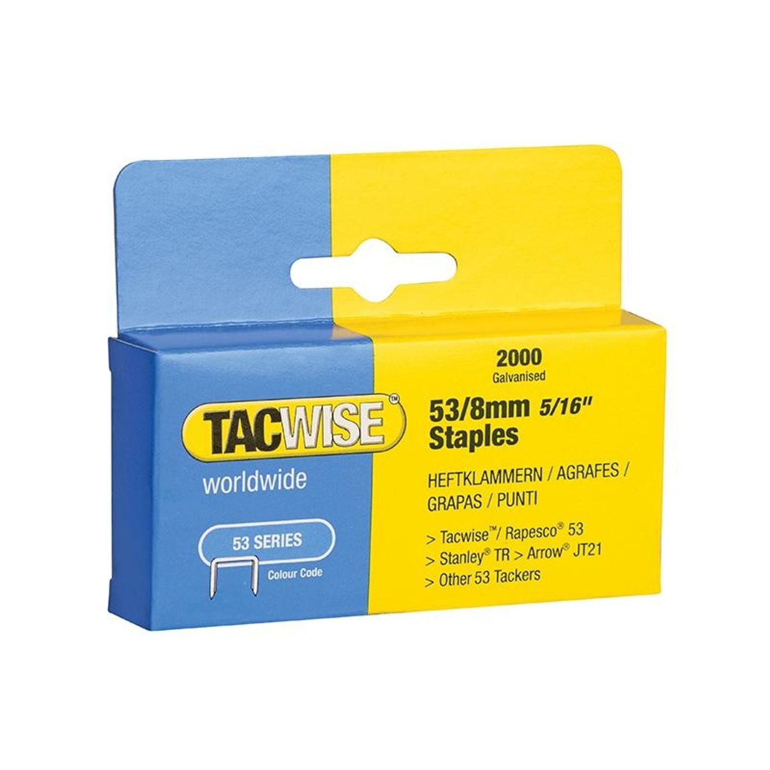 Click here for Tacwise 53 Light-Duty Staples (Type Jt21 A) prices