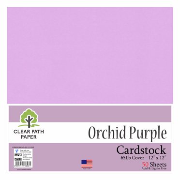 Parchment Cream White Cardstock - 12 x 12 inch - 65Lb Cover - 50 Sheets ...