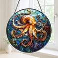 Ocean Inspired Marine Creature Window Hanging – Glass Art - Walmart.com