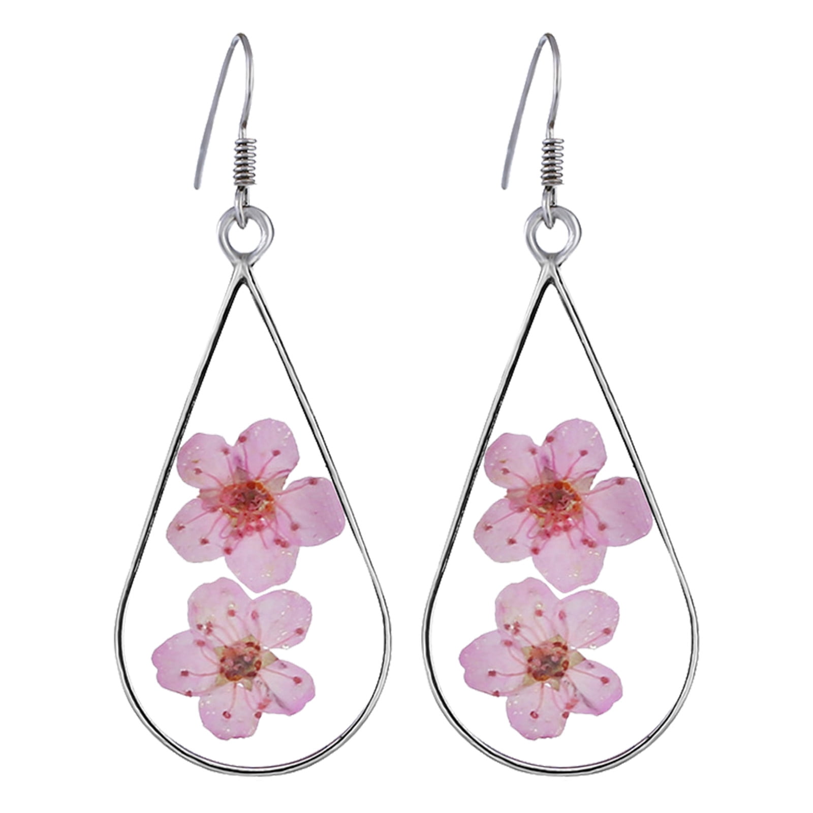 Click here for Tiezhimi Hand Dropped Glue Resin Dried Flower Earr... prices