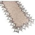 Linens Art and Things Neutral Earth Tone Beige Lace Table Runner (16" x ...
