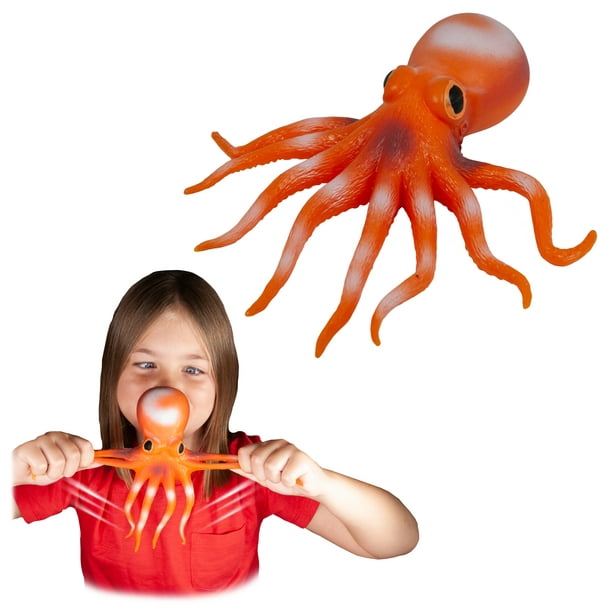 Rep Pals - Octopus, Stretchy Toy from Deluxebase. Super stretchy animal ...
