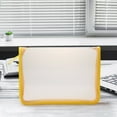 Clear Zipper File Organizer Bag A4 Size, Transparent Document Folder ...
