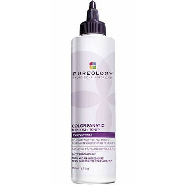 PUREOLOGY Color Fanatic Top Coat + Purple Tone Treatment Light to ...