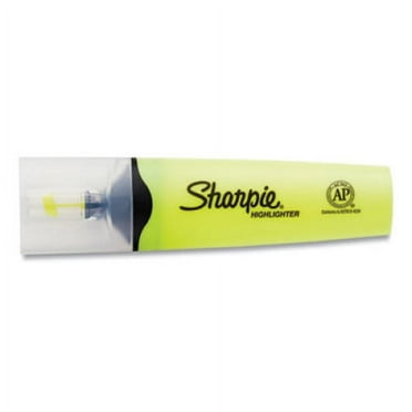 Sharpie Clear View Tip Highlighters, Yellow, 3 Count - Walmart.com