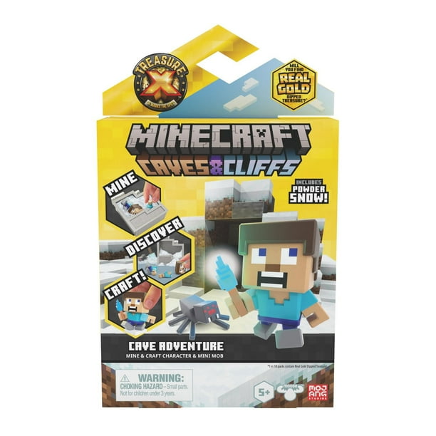 Treasure X Minecraft Caves & Cliffs Cave Adventure Pack, Minecraft ...