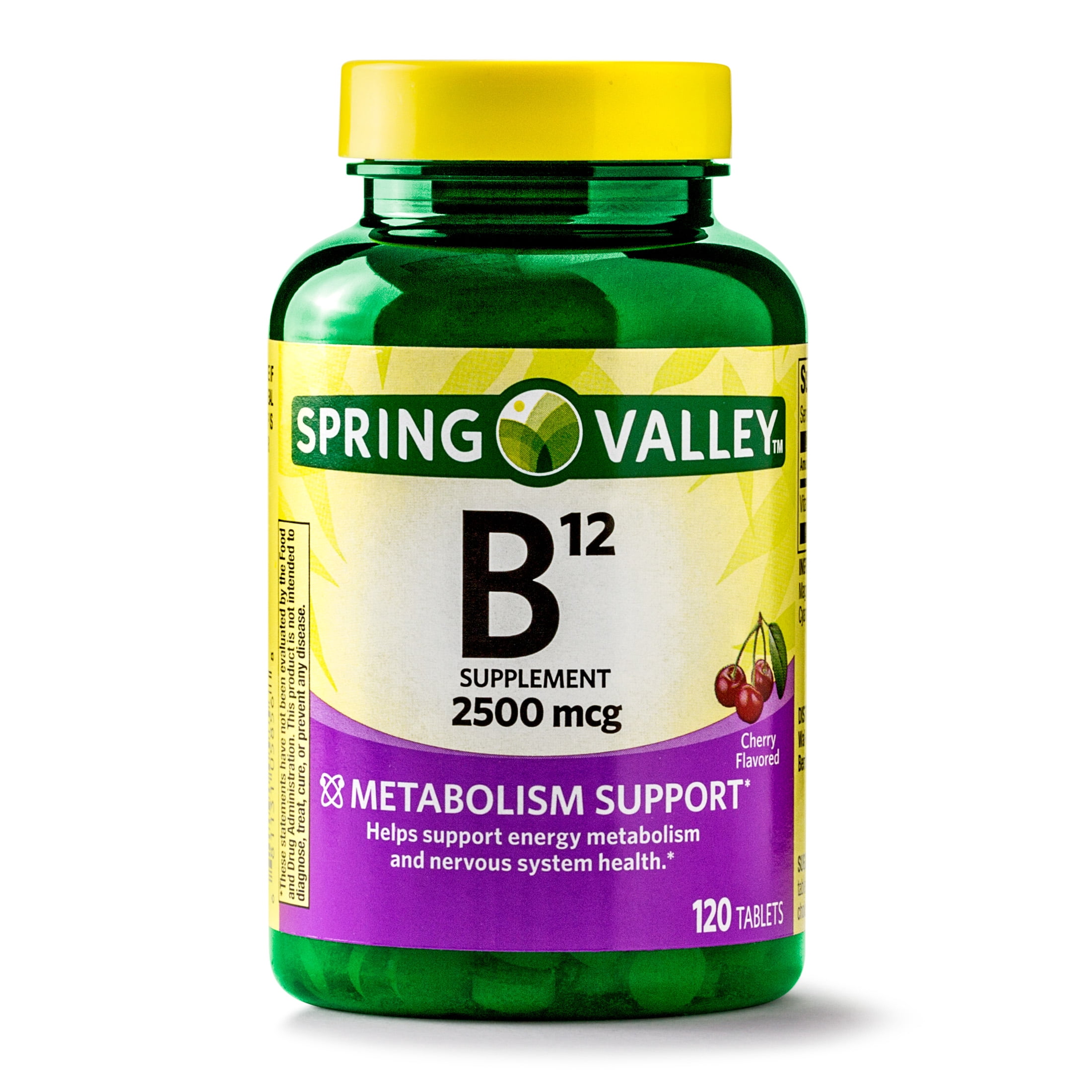 Spring Valley Vitamin B12 Tablets 2500 Mcg 120 Ct Walmart